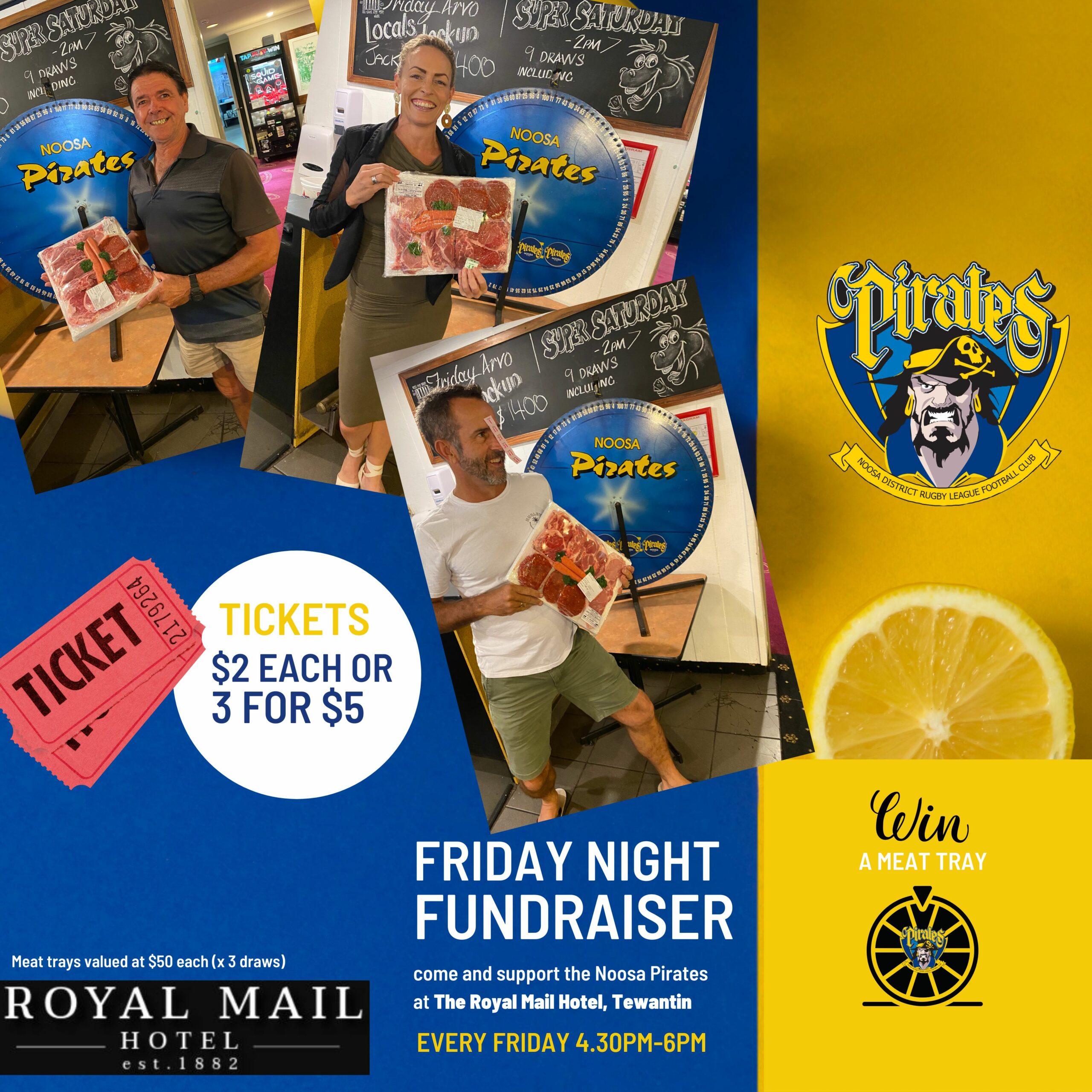 The Royal Mail Raffle - Every Friday